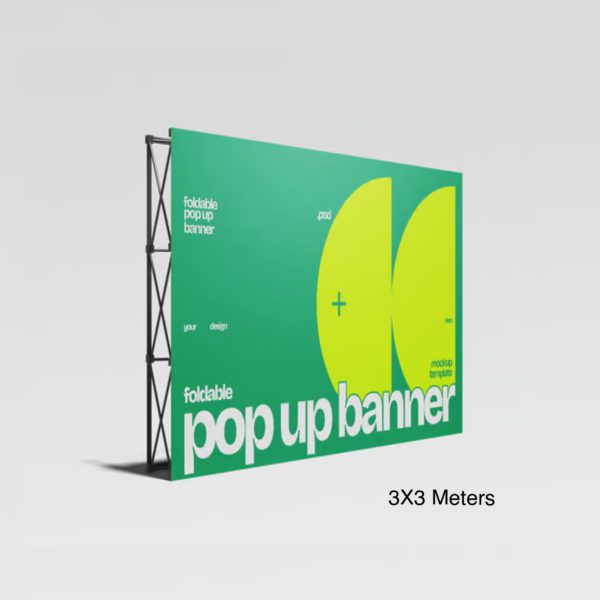 Backdrop Banner (Foldable Stand) - Inklets
